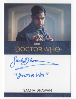 Sacha Dhawan / The Master DOCTOR WHO Series 11 & 12 Inscription ...