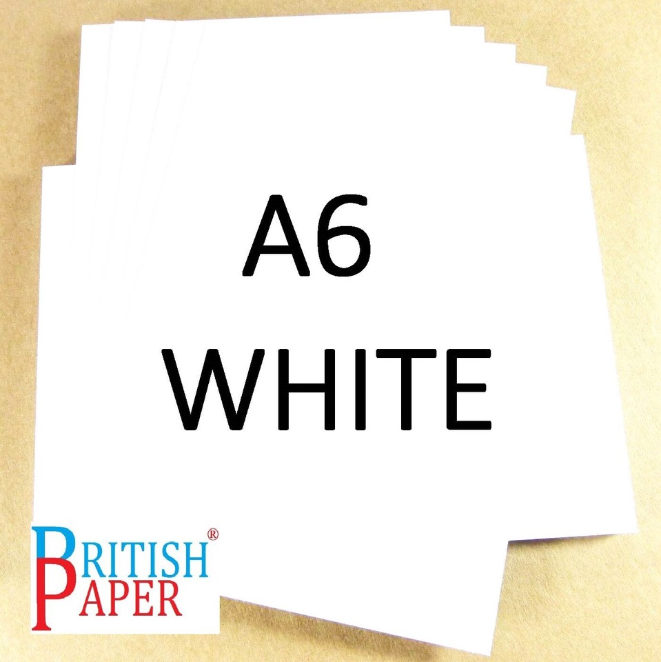 A2 A3 A4 A5 A6 WHITE CARD THICK PAPER CARDBOARD PRINTER COPIER SHEETS ...