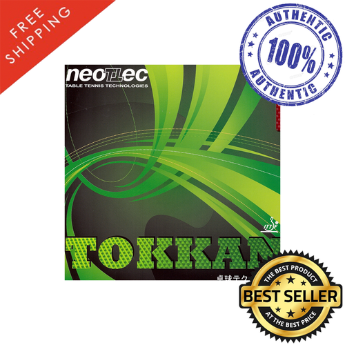 Neottec Tokkan OX Table Tennis and Ping Pong Rubber, Choose Color and ...