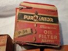 Lot of NOS thermostats Mostly 1930s 1940s Purolator Oil Filter vintage ...