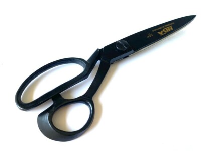 TAYLOR SCISSORS 10" CAST IRON FABRIC CUTTING SCISSOR FULL BLACK | eBay