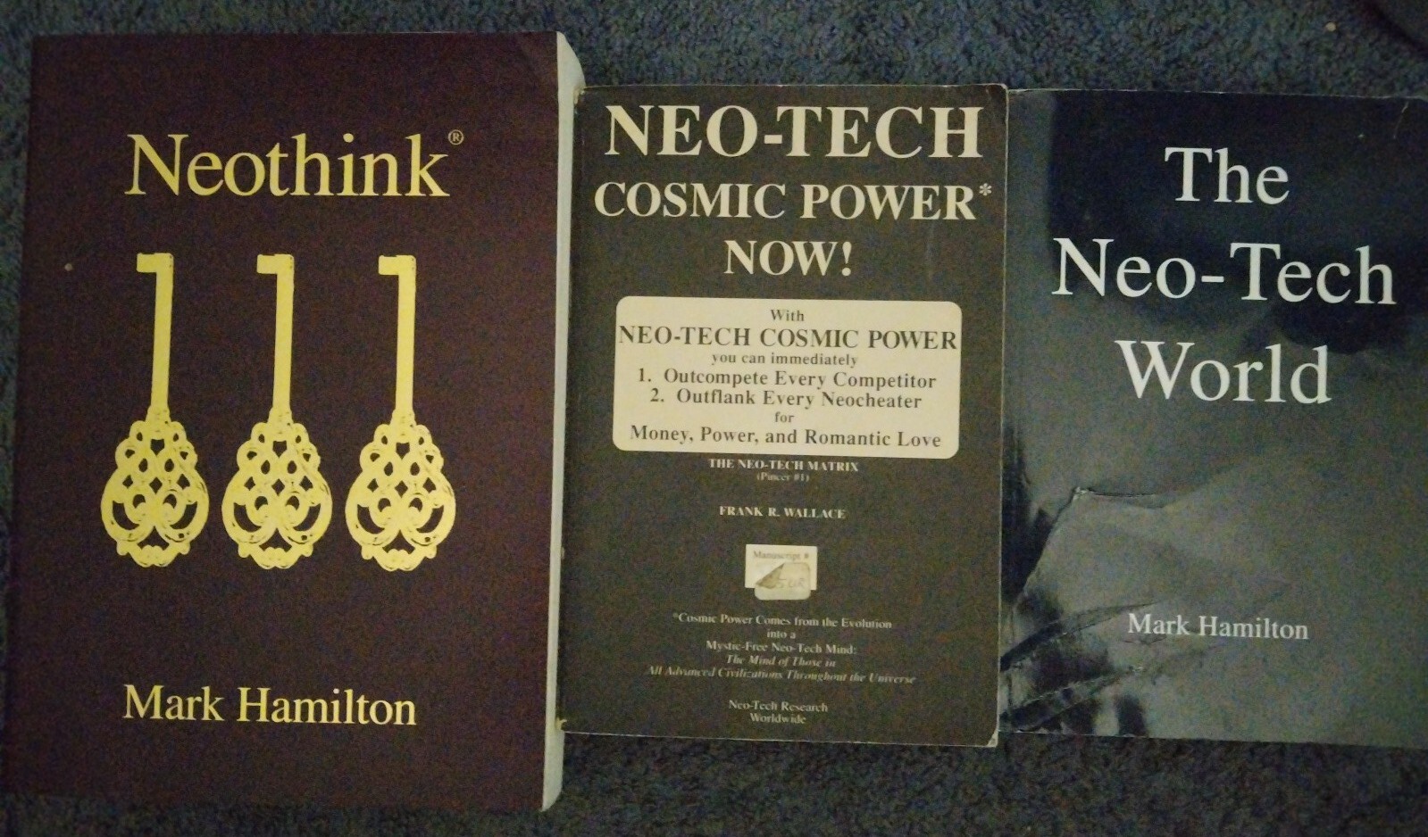 3 NeoThink Society Books, Wallace Neo-Tech | eBay