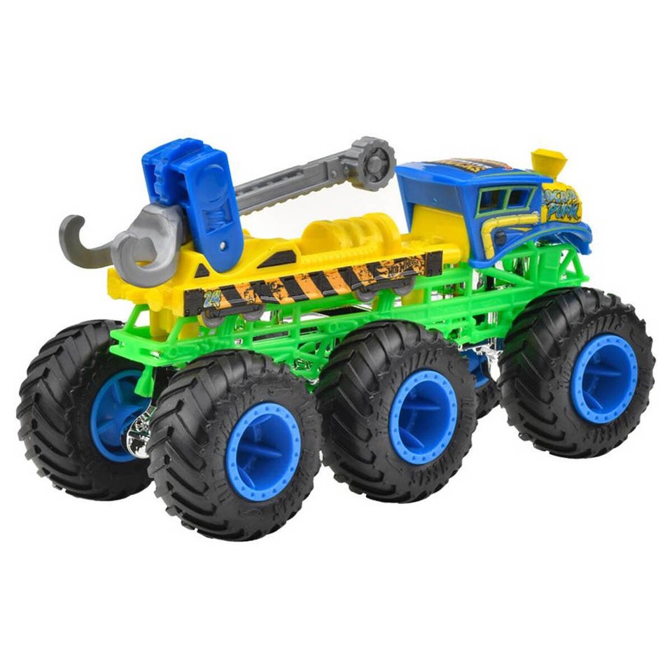 Hot Wheels Monster Trucks Big Rigs LOCO PUNK 6 Wheels Transporting ...