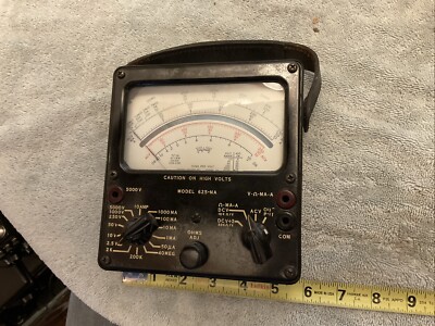 Vintage Antique Radio Repair Triplett 625-NA Volt Ohm Meter Untested | eBay