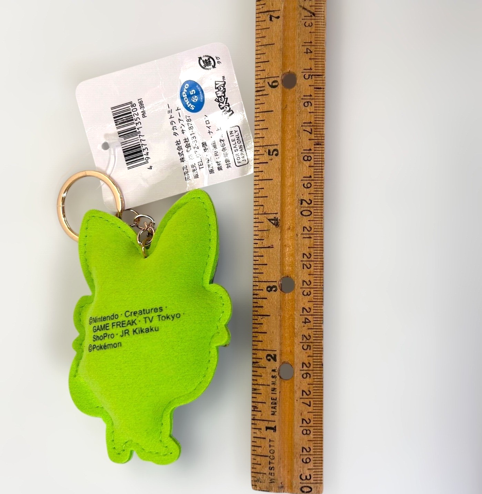 New Sprigatito Pokemon Keychain DAMAGED TAG 4” Rhinestone Prize Pokemon ...