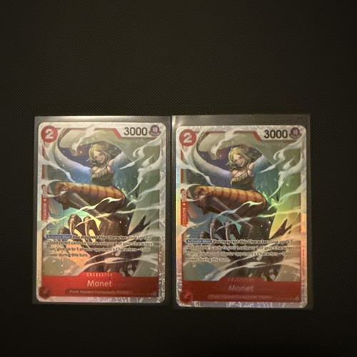 2x OP10-016 Monet SR One Piece TCG English Card You Will Receive Both ...