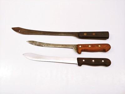 3x VTG Arabic STYLE Blade Cutting Knives Knife - Dexter & Homemade ...