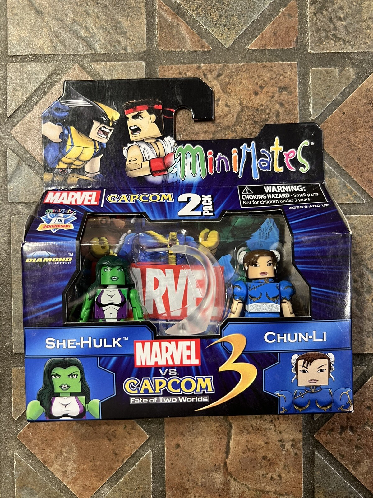 Marvel vs Capcom Minimates SHE-HULK & CHUN-LI Wave 3 MVC Street Fighter ...