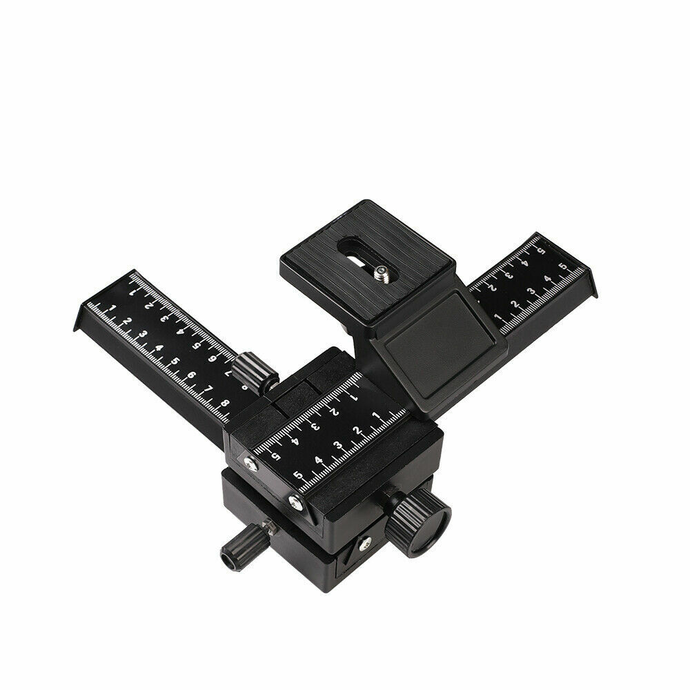 4-Way Macro Focusing Rail Slider Close-Up Shooting for Nikon Canon Sony ...