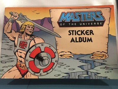 Rare Excellent Condition Master of the Universe He-Man Sticker Album ...