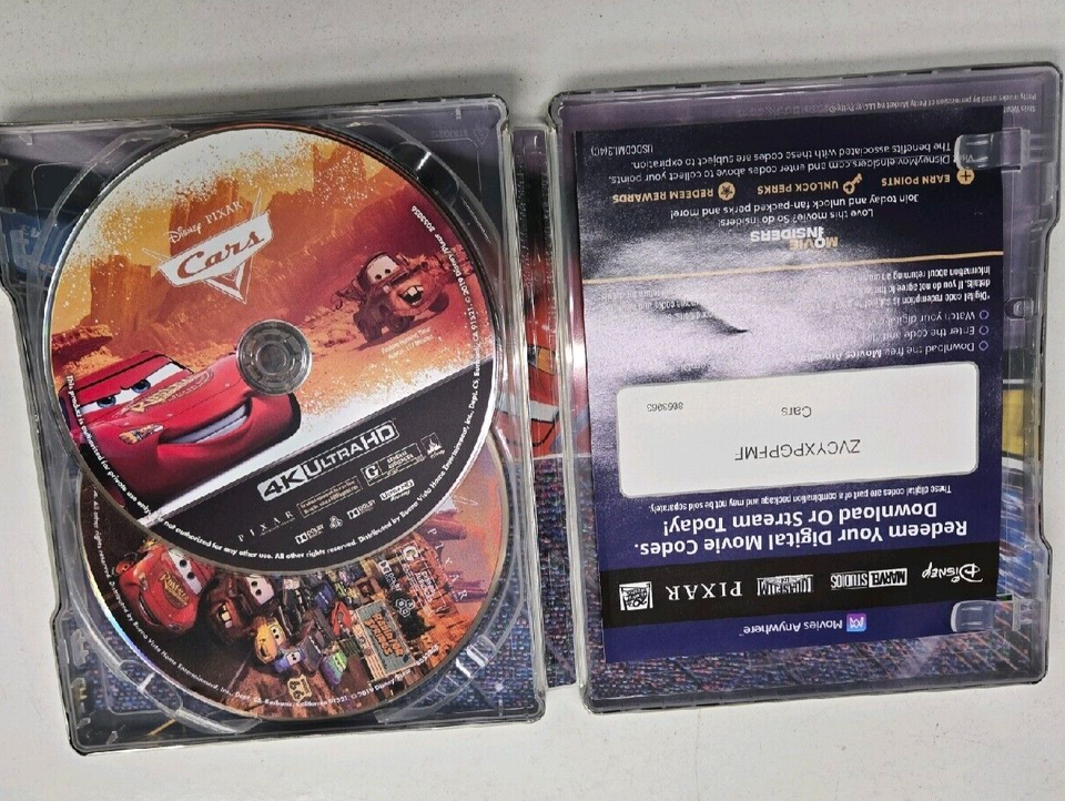 Cars SteelBook Disney 100 4K Ultra HD Blu-ray Digital Copy Best Buy ...