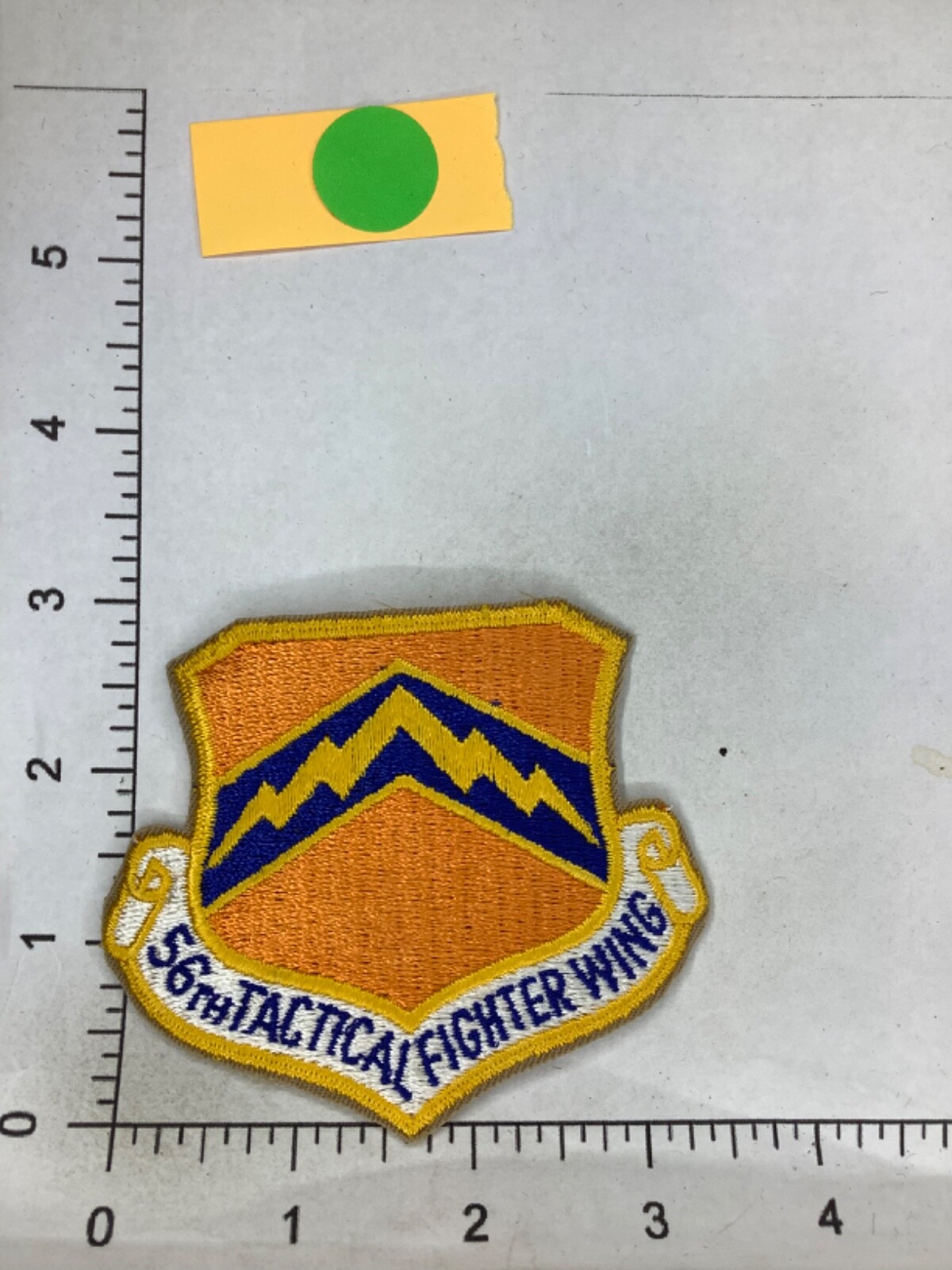 VINTAGE USAF WIDE VARIATION 56TH TACTICAL FIGHTER WING SQUADRON PATCH ...