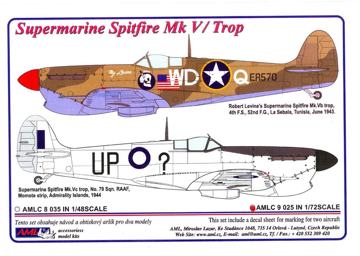 Model Aircraft Decals 1 72