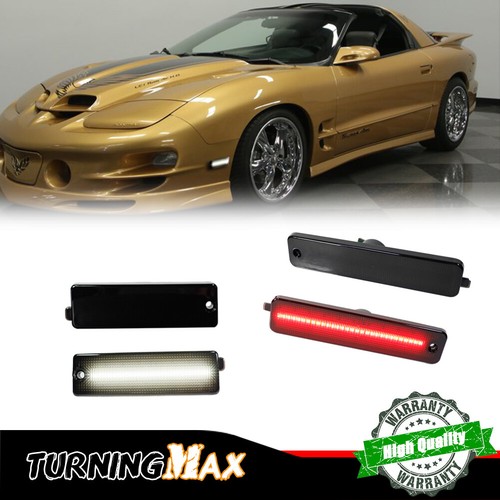 Smoked Lens Front & Rear Side LED Marker Lights Set For 1998-02 Pontiac ...