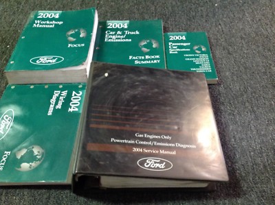 2004 FORD FOCUS Service Repair Shop Workshop Manual Set OEM W EWD PCED ...