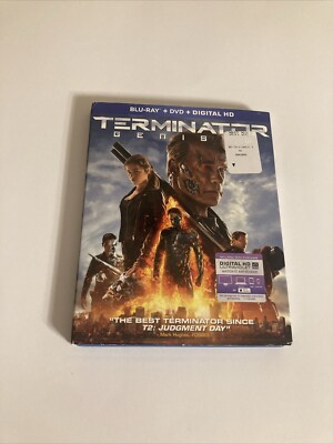 Terminator Genisys Blu-Ray + DVD 2-Disc Set Arnold Schwarzenegger 2015 ...