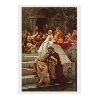 Edmund Blair Leighton - "Faded Laurels": Poster (11.7" x 16.5") | eBay