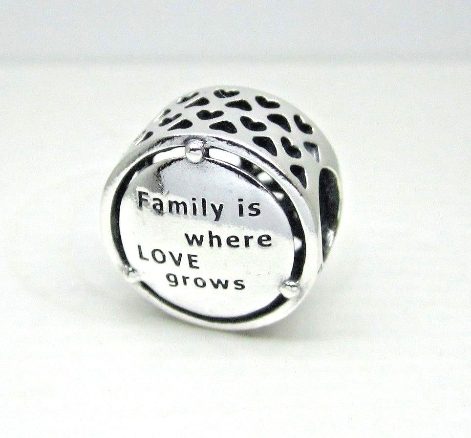 Authentic PANDORA Charm Family Roots Sterling Silver Bead 797590 for ...