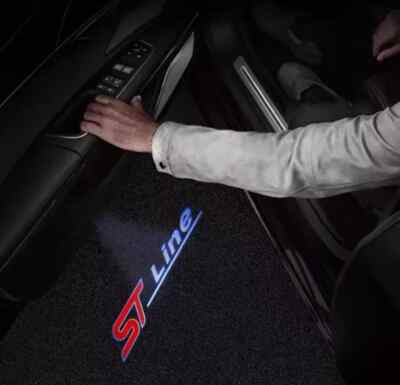 Ford ST Line Wireless LED Welcome Puddle Lights Ford Fiesta Focus Puma ...