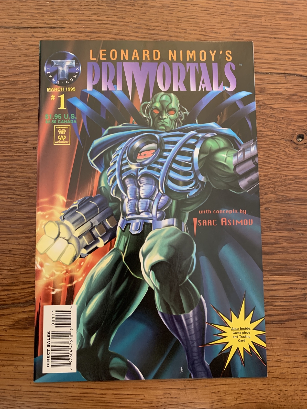 Leonard Nimoy's Primortals #1 Mar 1995 Tekno Comics NM/MT Unread ...