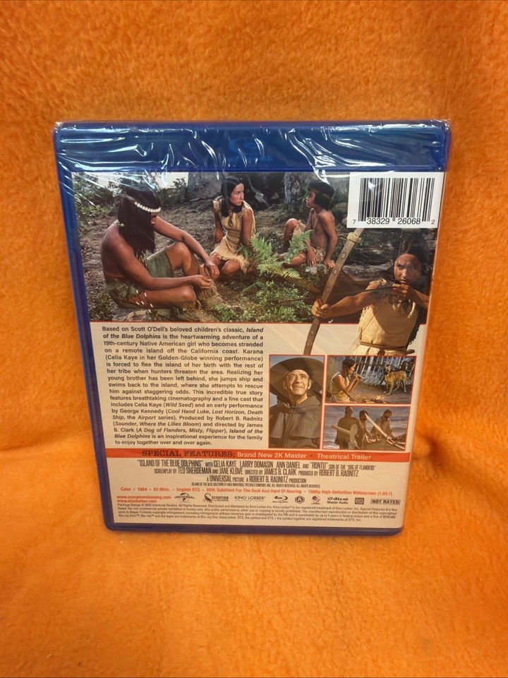 Island of the Blue Dolphins (Blu-ray, 1964) Brand New 🔥🔥 738329260682| eBay