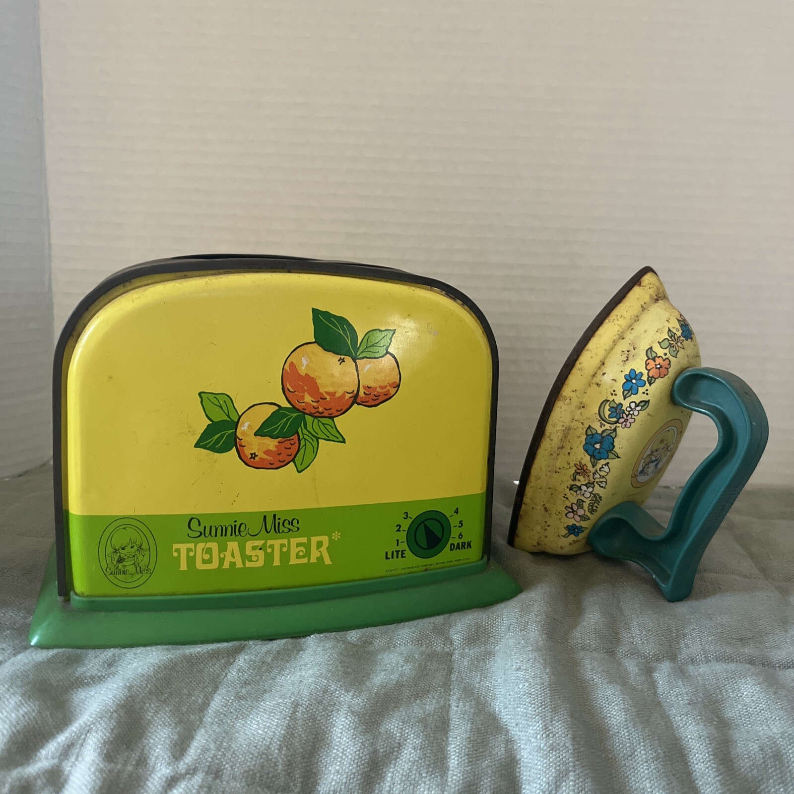 Vintage Sunny Miss Toaster And Iron Metal Kid Toys | eBay