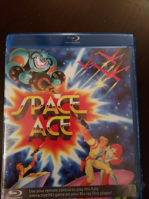 NEW RARE OOP DON BLUTH SPACE ACE INTERACTIVE HD VIDEO GAME BLU RAY ...
