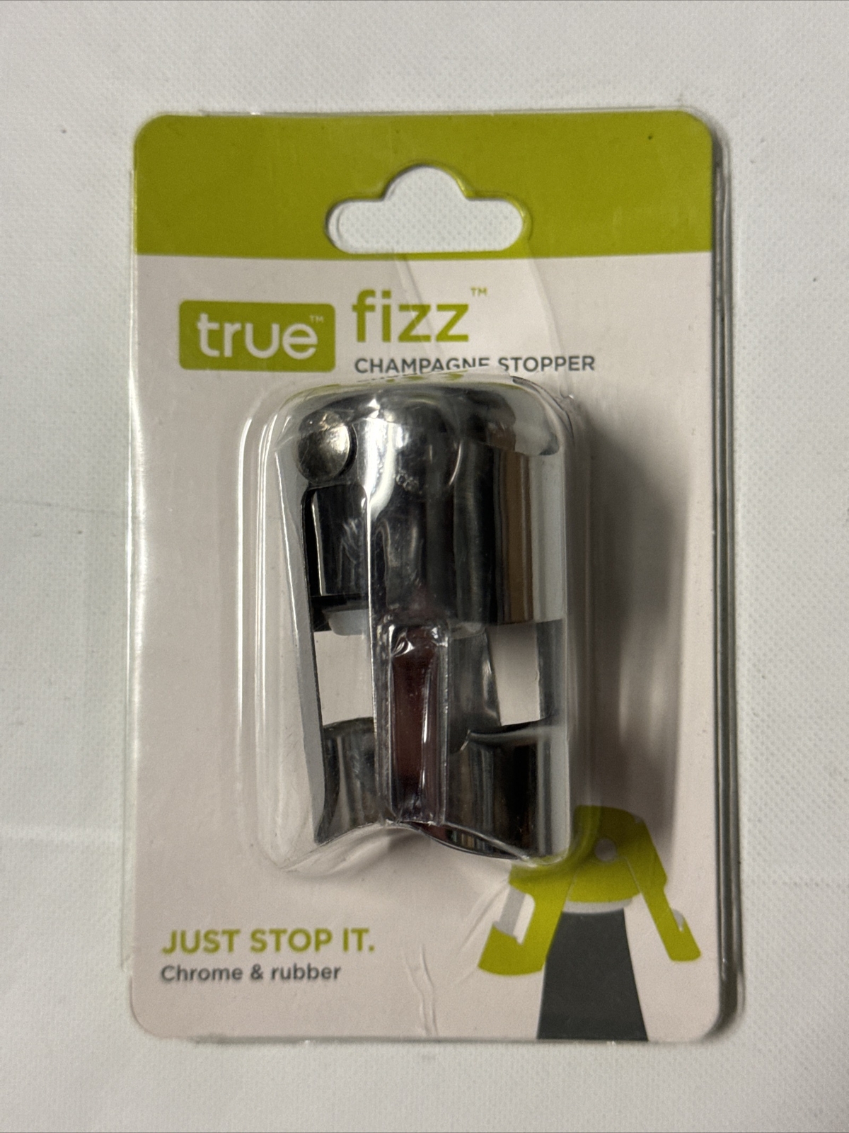 true Fizz Champagne Beer Stopper Sparkling Beverage Chrome for sale ...