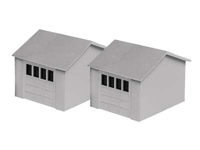 Lionel 2067100 HO Scale Detached Garages Structure Kit 2 Pack | eBay