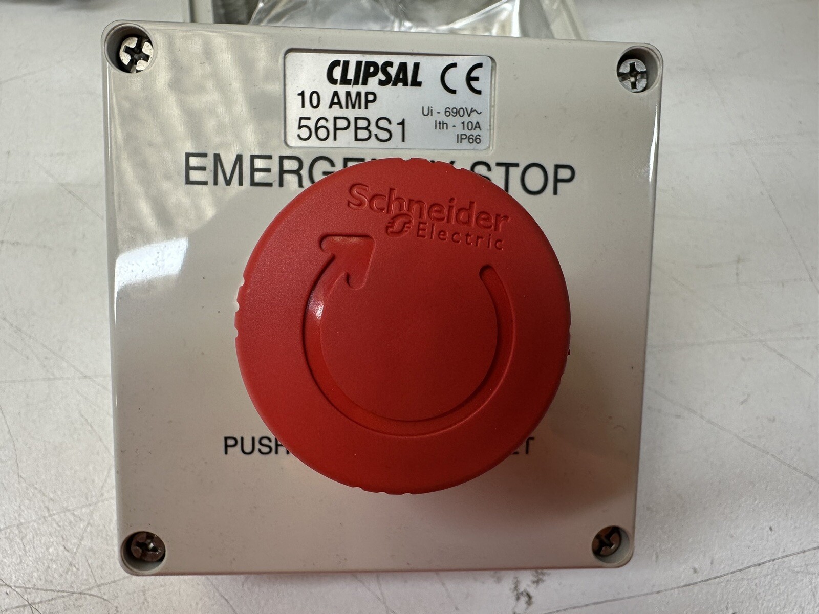 Clipsal 56PBS1 Emergency Stop Control Station with enclosure | eBay