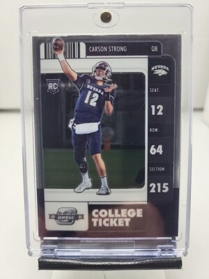 2022 Panini Chronicles Draft Picks Carson Strong RC #11 Contenders ...