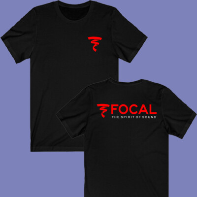 Focal Audio Red Men's Black Size S-3XL | eBay