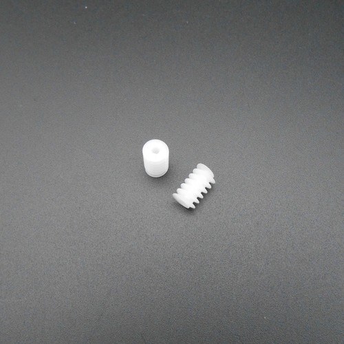 20Pc 0.5M Plastic Spindle Worm Reduction Gear 6MM X 10MM Bore Hole 2MM ...