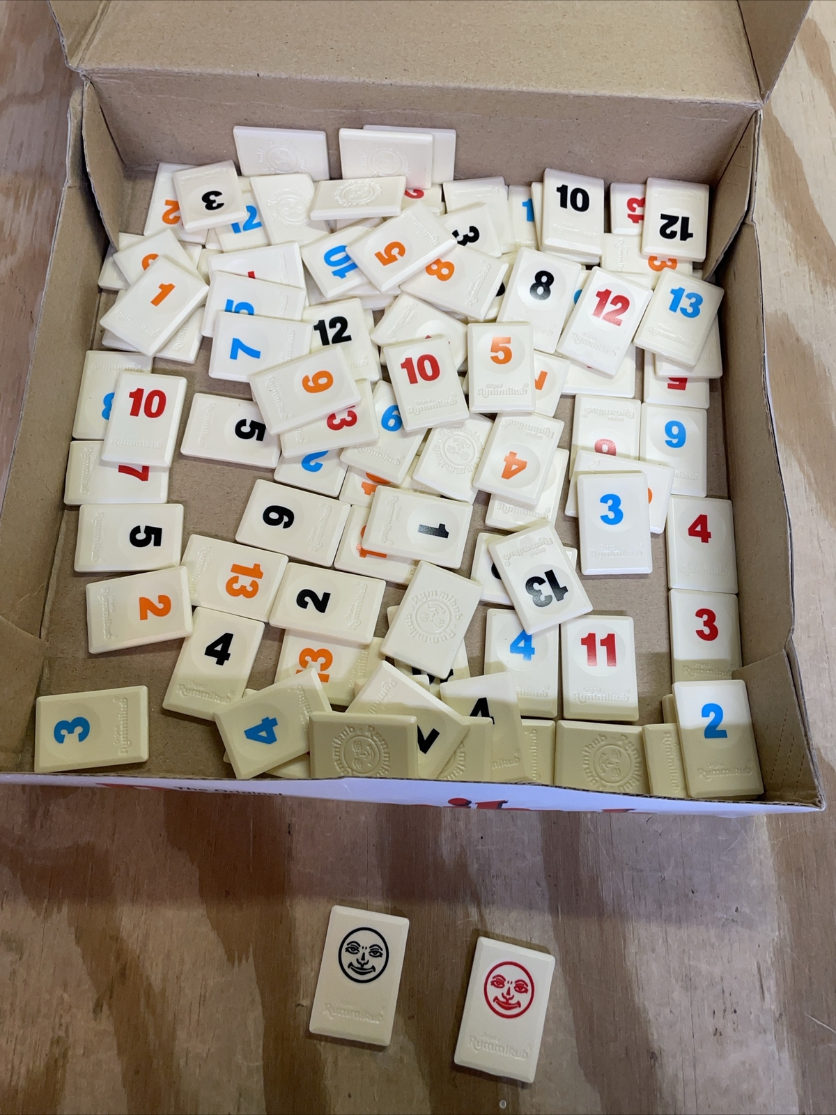 Rummikub Tiles Complete Set Includes Jokers Replacement Parts and ...