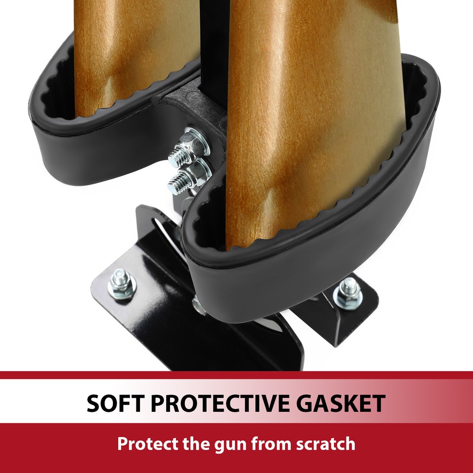 Adjustable Vertical Gun Rack For Rifle Shotgun Firearm Holder UTV Floor ...