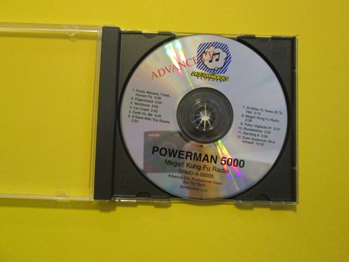 Powerman 5000 Mega!! Kung Fu Radio Advance Excellent NM Promo CD | eBay