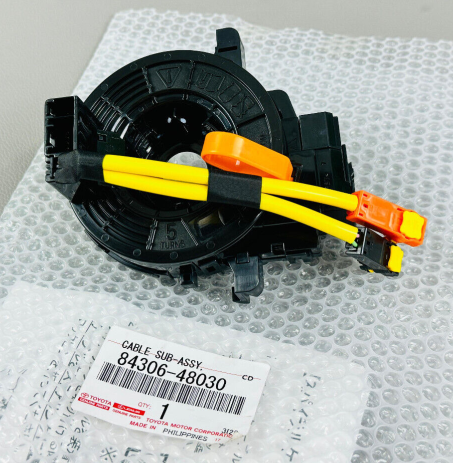 84306-48030 Genuine OEM Cable Spiral for Toyota Lexus 8430648030, 84306 ...