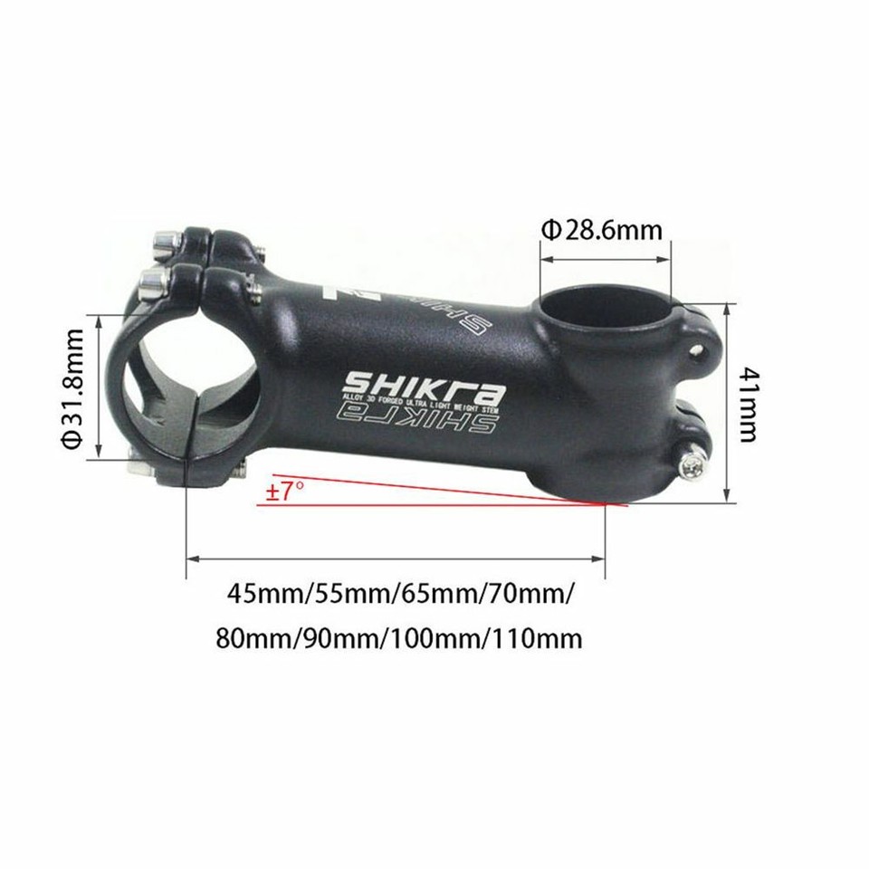 Ultralight Bicycle Stem MTB Road Bike Stem 31.8mm MTB Stem Handlebar ...