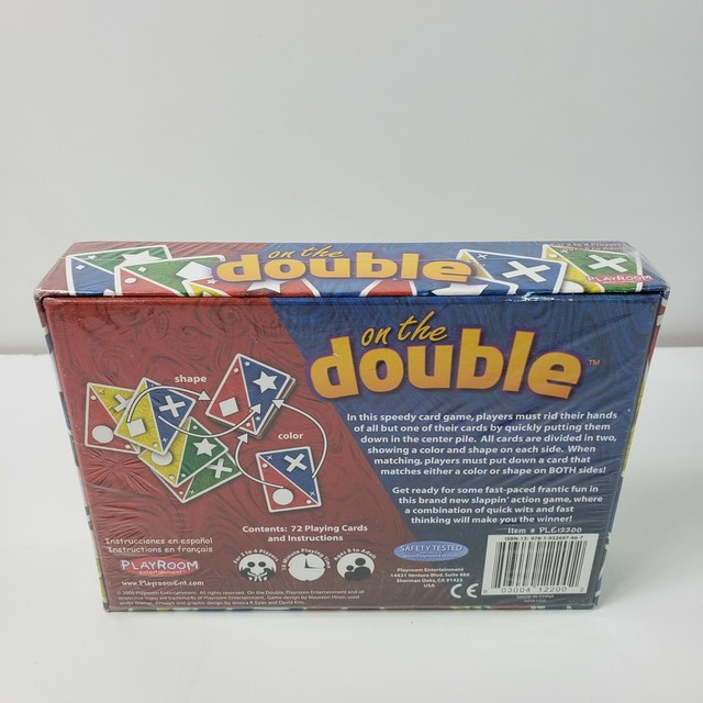 on The Double Card Game From Playroom Entertainment 2009 for sale ...