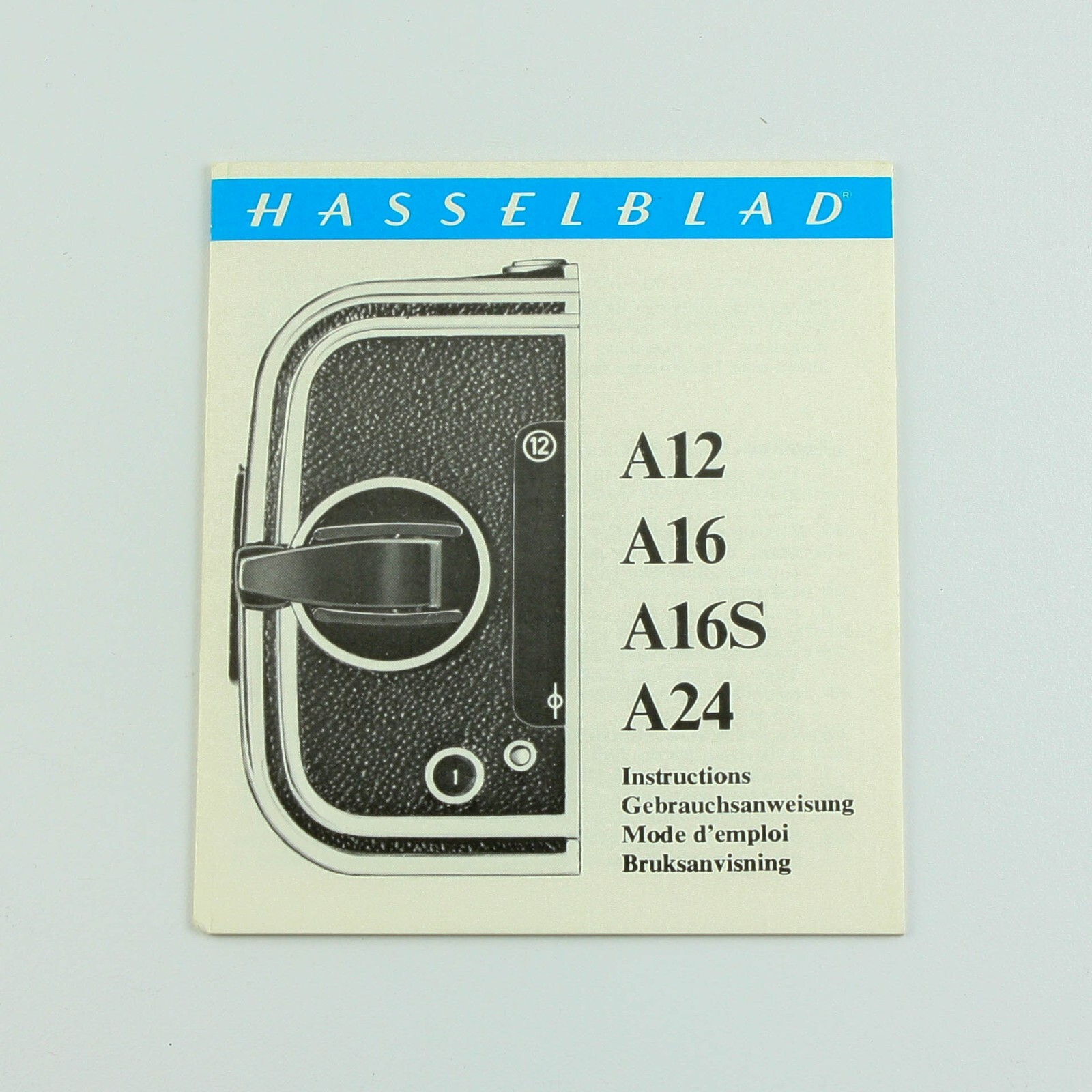 Hasselblad A12/A16/A16s/A24 Film Back - Instruction Manual | eBay