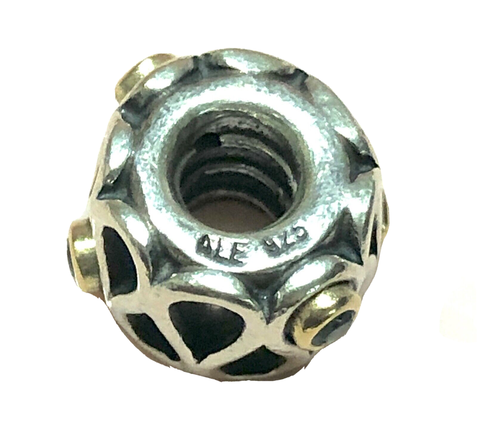 Authentic PANDORA 14K AND SS INFINITY BLUE TOPAZ CHARM 790366TPP RARE ...