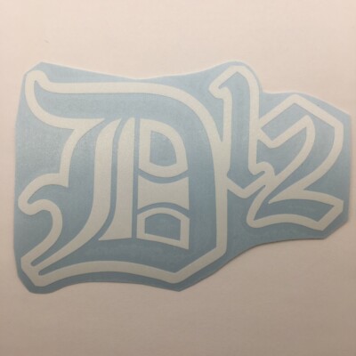 D12 Logo High Quality Die Cut Vinyl Sticker Hip Hop Rap Old School ...