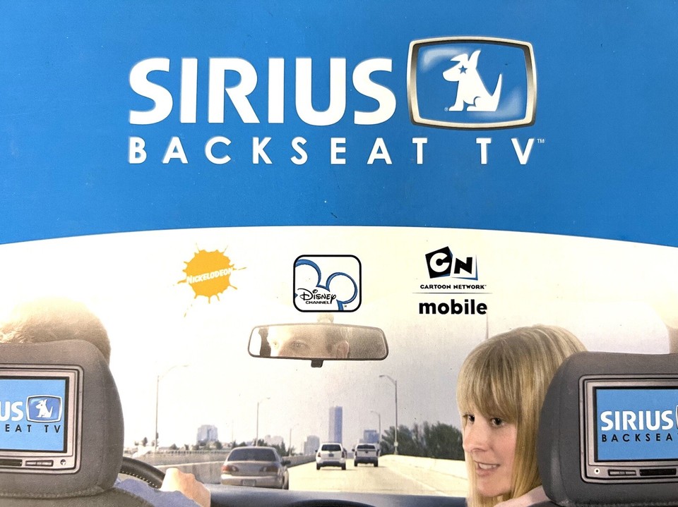 Sirius SCV1 Backseat TV System for Sirius / for XM Satellite Radio ...