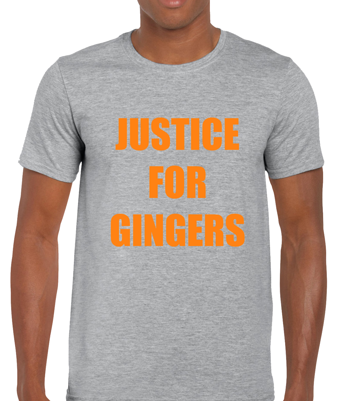 JUSTICE FOR GINGERS MENS T SHIRT TOP FUNNY JOKE DESIGN RED HAIR GINGER ...