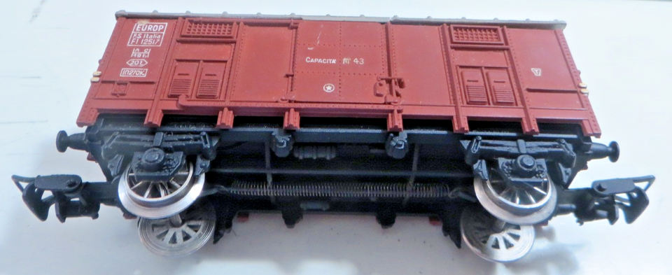 Pocher 12517 H0 Gable Roof Car Covered Freight Car Of The FS Good | eBay UK