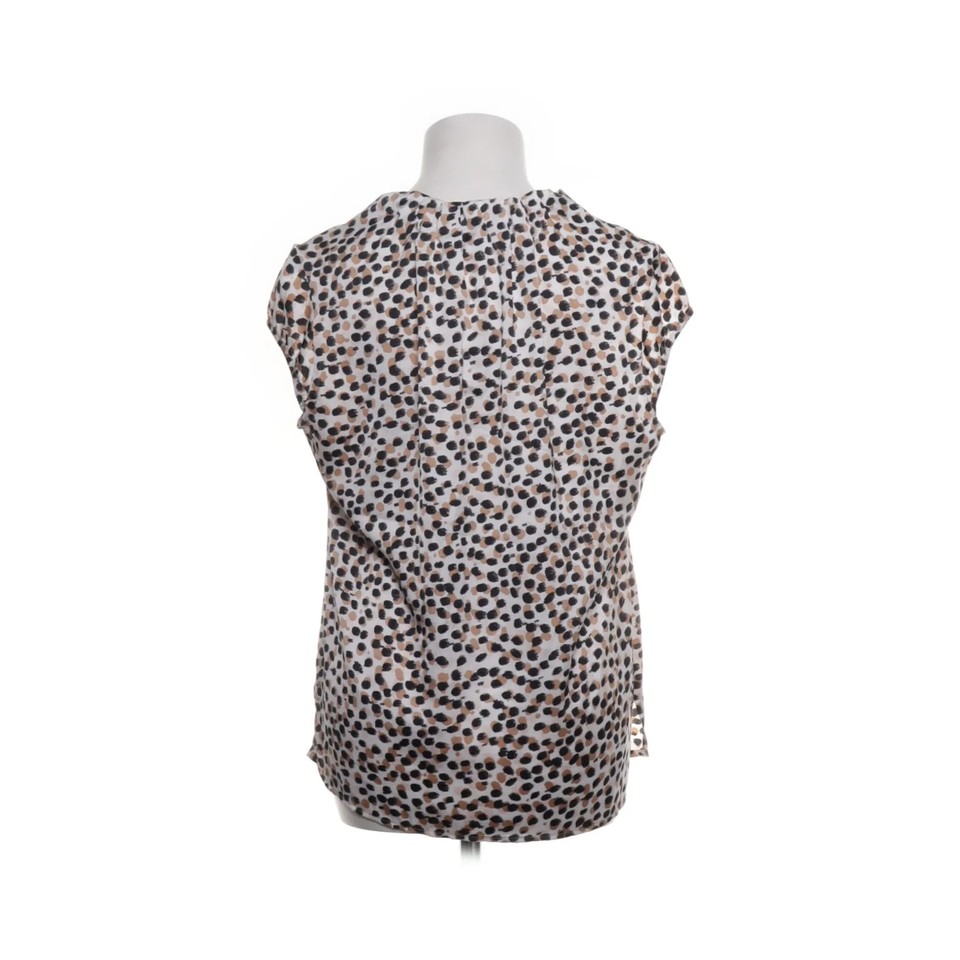Comma, Top, Größe: 40, Weiß/Schwarz/Beige/Mehrfarbig, Polyester ...