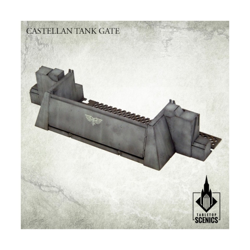 Kromlech Terrain Castellan Tank Gate Pack SW (New) | eBay