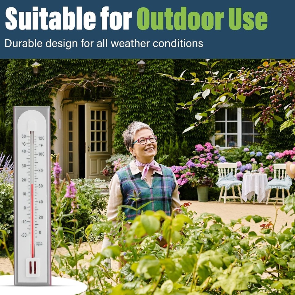 Room Thermometer Indoor Outdoor Home Garden Office Workplace ...