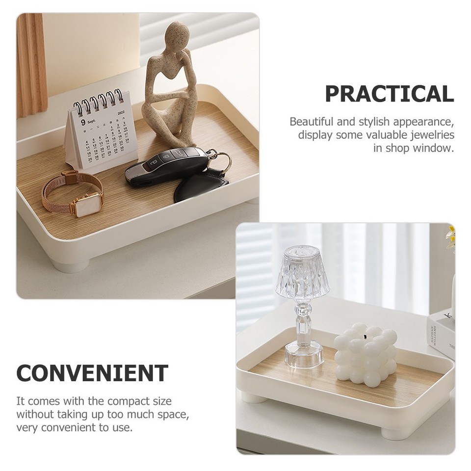 Perfume Tray Vanity Dresser Tray Decorative Jewelry Tray Rectangular ...