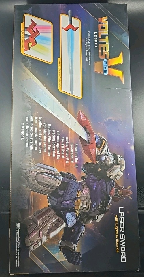 2024 VOLTES V LEGACY LASER SWORD with Lights & Sounds 18" in. TOEI ...